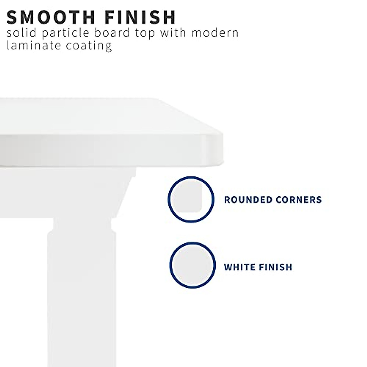 VIVO Universal 71 x 30 inch Table Top for Standard and Sit to Stand Height Adjustable Home and Office Desk Frames, White Desktop, DESK-TOP72-30W