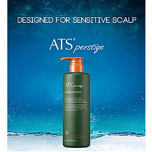 ATS Perstige Calmesh Shampoo - 600ML, Organic Aloe and Soothing Silicone Free Shampoo