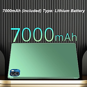 10 Inch Tablet with 8 CPU Cores 100-240V HD Tablet for Travel (US Plug)