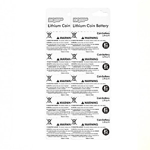 HQRP 10-Pack CR2032 3-Volt Lithium Cell Battery CR2O32 CR2032L