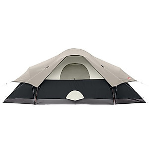 Coleman 8-Person Tent for Camping | Red Canyon Car Camping Tent, Black
