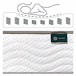 8 Inch Foam and Spring RV Mattress/Short Queen Size for RVs, Campers & Trailers/Mattress-in-a-Box