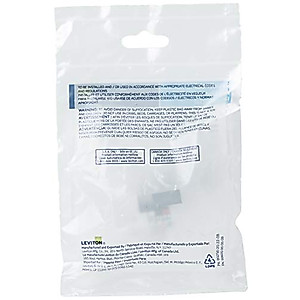 Leviton 41106-RW6 Voice Grade QuickPort Connector, White