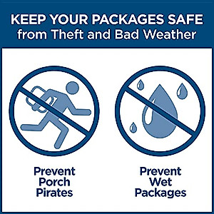 Cosco Outdoor LIving BoxGuard®, Large Lockable Package Delivery and Storage Box, 6.3 cubic feet, Tan