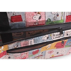 White Dog Foldable Easy-to-carry Travel Bag for airplanes with adjustable strap - Random Color