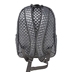 CLARANY Comfortable quilted 15 inch Laptop & Tablet Fashion Travel Backpack Water Repellent