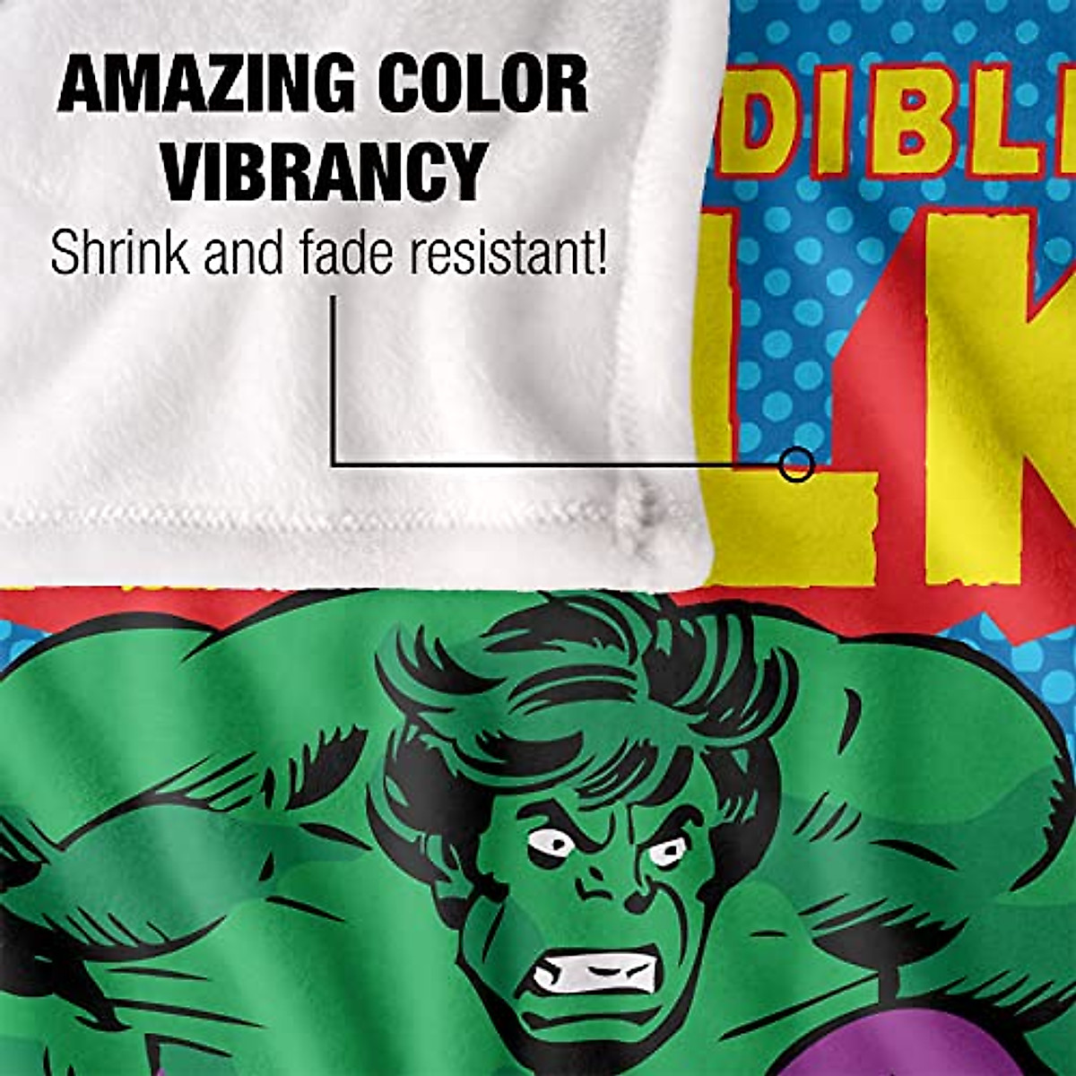 Hulk Blanket, 36"x58" Corner Box Silky Touch Super Soft Throw Blanket