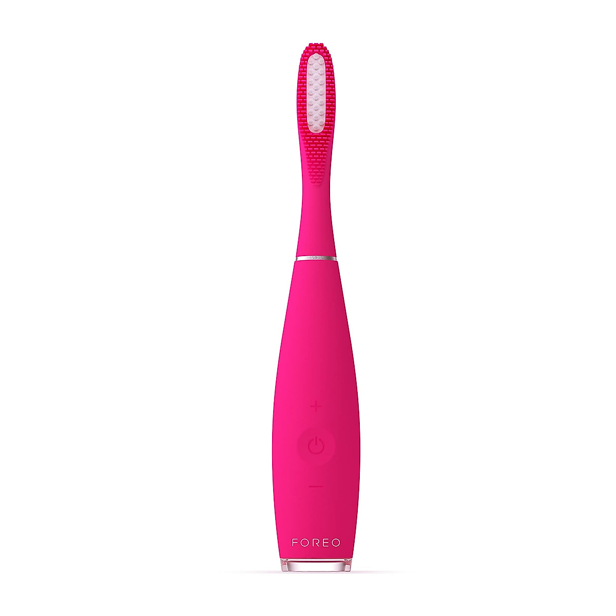 FOREO ISSA Hybrid Wave Brush Head Fuchsia, Medical-Grade Silicone & PBT Polymer Bristles, 6-Months Lasting