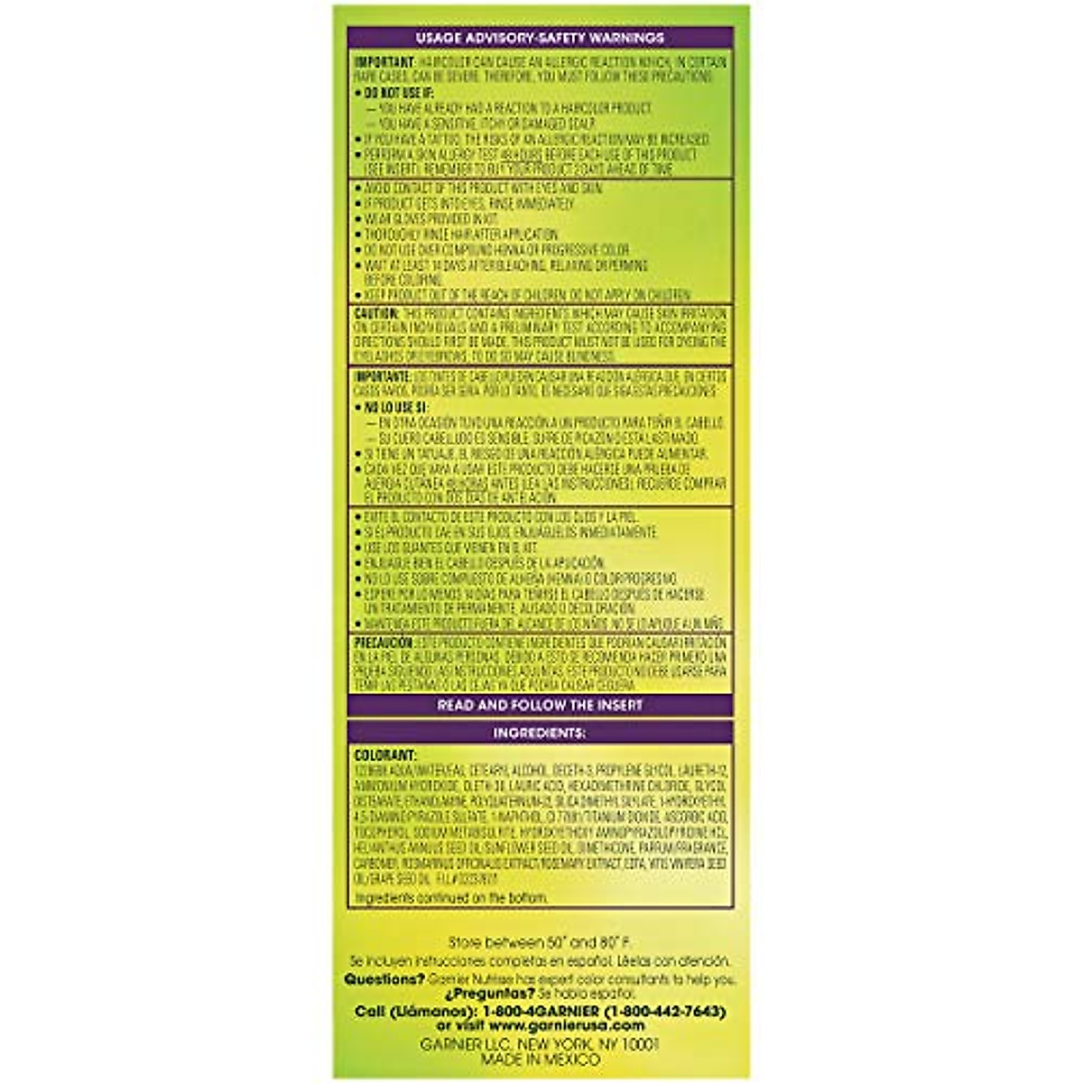 Garnier Hair Color Nutrisse Ultra Color Nourishing Hair Color Creme, Sweet Grenadine M2, 1 Count