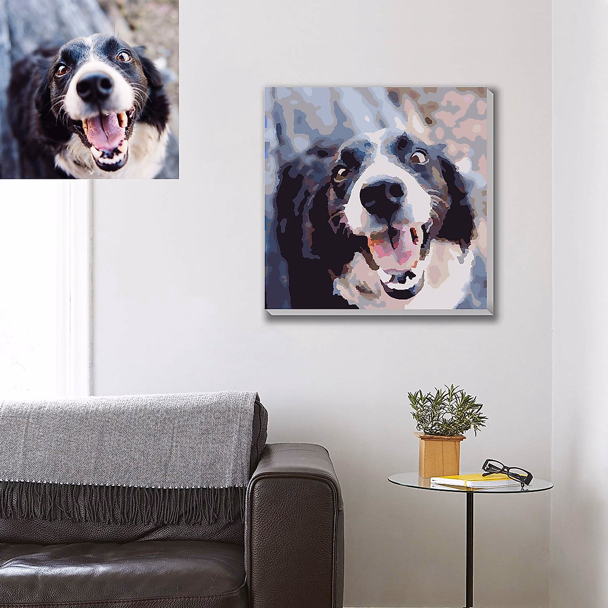 Texture of Dreams Personalized Paint by Numbers Kit for Adults, Acrylic Painting Oil Painting on Framed & Stretched Canvas, Customized DIY Paint by Numbers Set Painting for Beginners (12" x 16")