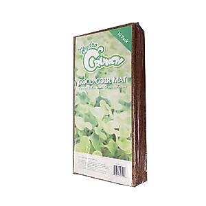 Hydro Crunch CM801 Coco Coir Fiber Hydroponic Grow Mat (10-Pack), Brown
