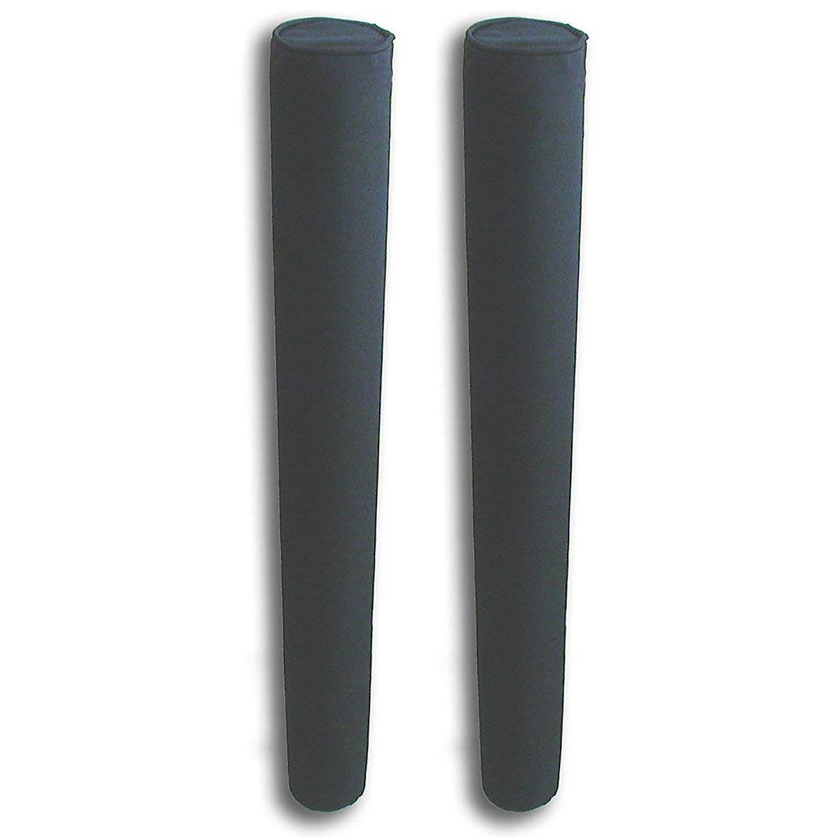 Mad Dog Boat Trailer Guide Pole Pad and Cover with Capped Ends | 36 Inch | Black | Heavy Duty UV Fade Proof Canvas | Set of Two