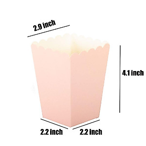 We Moment Pink Mini Popcorn Boxes,Pack of 36