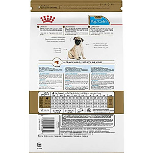 Royal Canin Breed Health Nutrition Pug Puppy Dry Dog Food, 2.5 lb