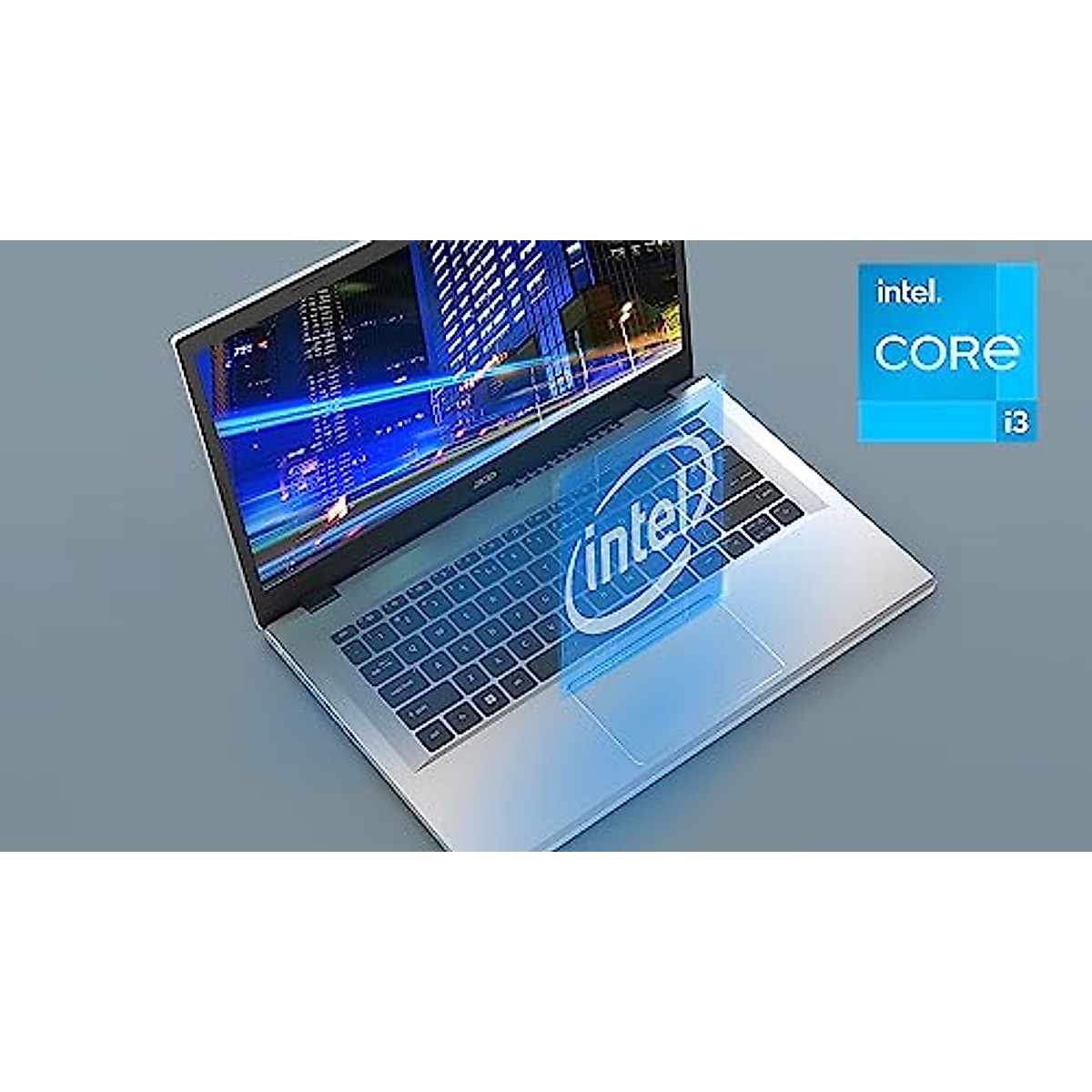 Acer Aspire 3 A314-36P-35UU Slim Laptop | 14.0" Full HD IPS Display | Intel Core i3-N305 Processor | Intel UHD Graphics | 8GB LPDDR5 | 128GB NVMe SSD | Wi-Fi 6 | Windows 11 Home in S Mode,Silver
