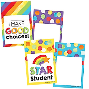 Carson Dellosa – Celebrate Learning Reward Tags Colorful Cut-Outs, Classroom Décor, 49 Pieces