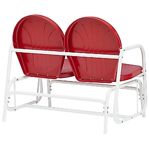 Leigh Country TX 93512 RED/White Retro Double Glider