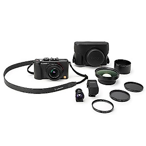 Panasonic Lumix DMC-LX5 10.1 MP Digital Camera with 3.8x Optical Image Stabilized Zoom and 3.0-Inch LCD - Black (OLD MODEL)