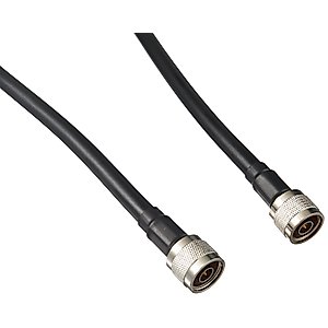 SureCall 75' SC-400 Ultra Low-Loss Coax Cable with N-Male Connectors - Black