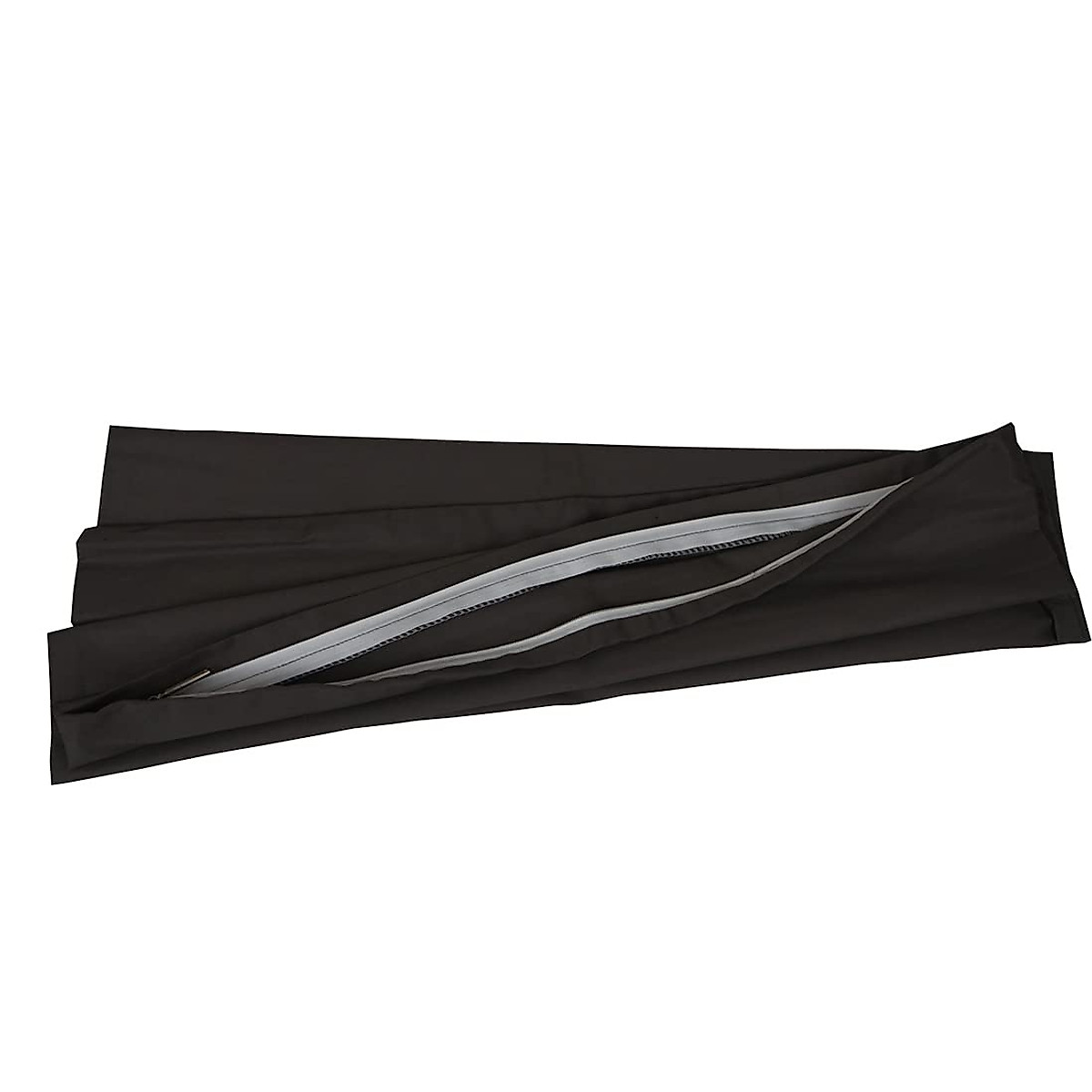 uwkcy Standard Pillow Cases, 100% Egyptian Cotton Pillowcases with Hidden Zipper, 500 Thread Count, Zippered Pillow Covers,Set of 2 (20x26 Inch, Black)