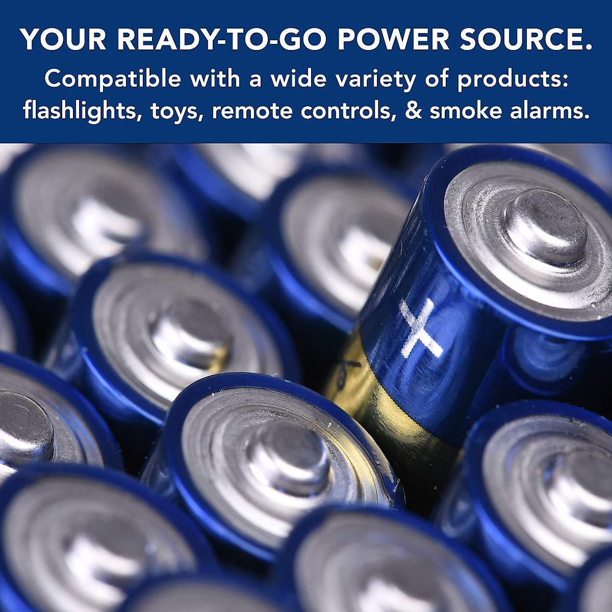 Maxell – 723465, Reliable AA Alkaline Battery - 10x Long-Lasting with 1.5V Performance with Mercury & Cadmium Free - Ideal for Wireless Keyboards, Mouse, Clocks, Flashlights & Toys - Pack of 4