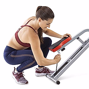 Marcy Squat Rider Machine for Glutes and Quads Workout XJ-6334, Silver & Black