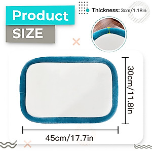 hobbyworker The Blue Beading Board,Velvet Like Work Surface Bead mat，Bead Tray for Jewelry Making，Jewellery Crafts Easy Fine Work