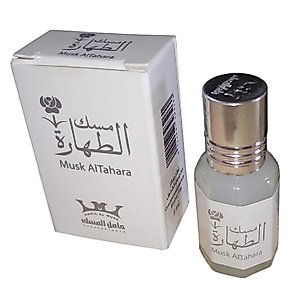 Women Musk Al tahara Pure Saudi Altahara Body White 5 ml Alcohol Free (1 Bottle = 5 ml)