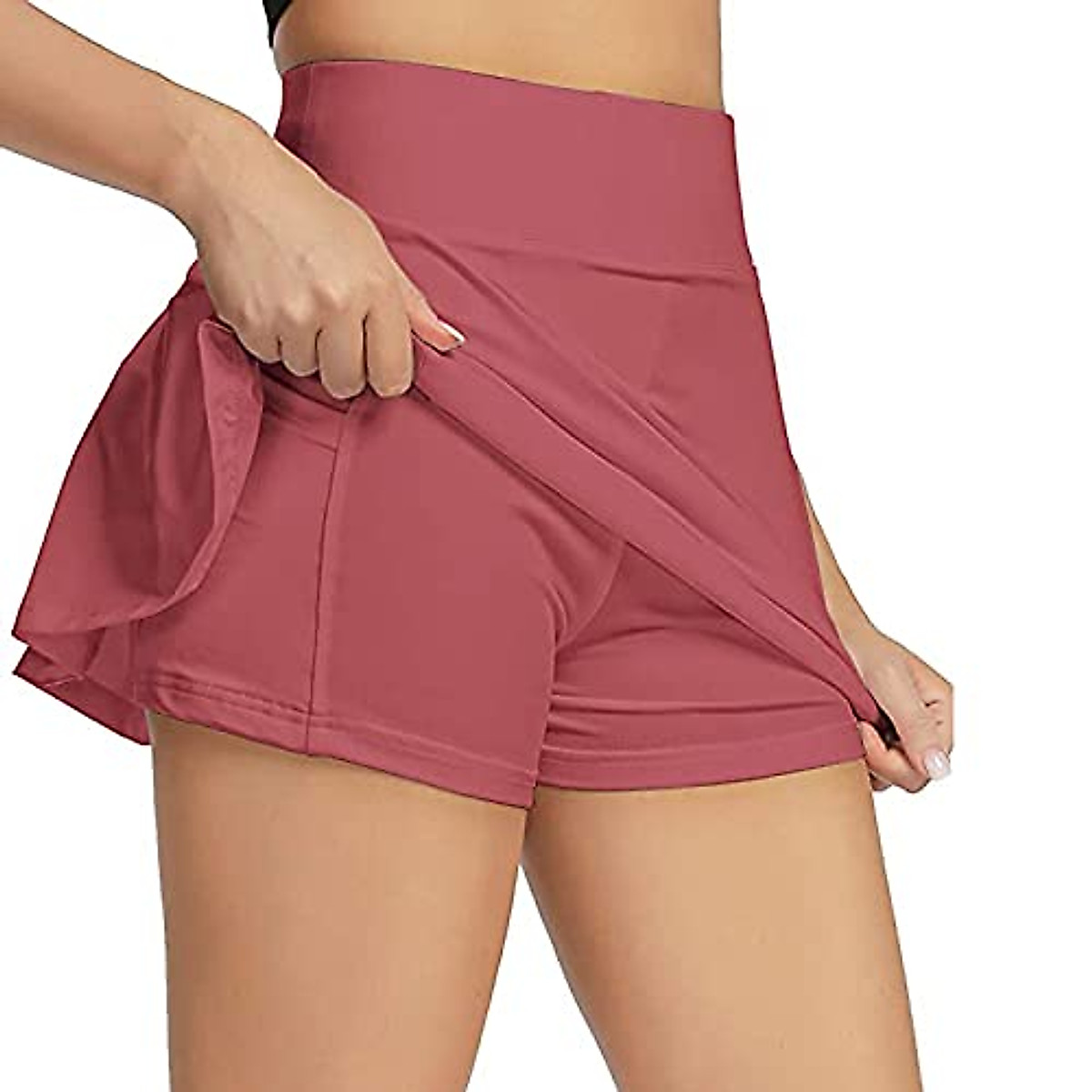 TUU Pleated Tennis Skirts for Women with Pockets, Shorts Athletic Golf Skirts,Activewear Running Workout Sports Skirt