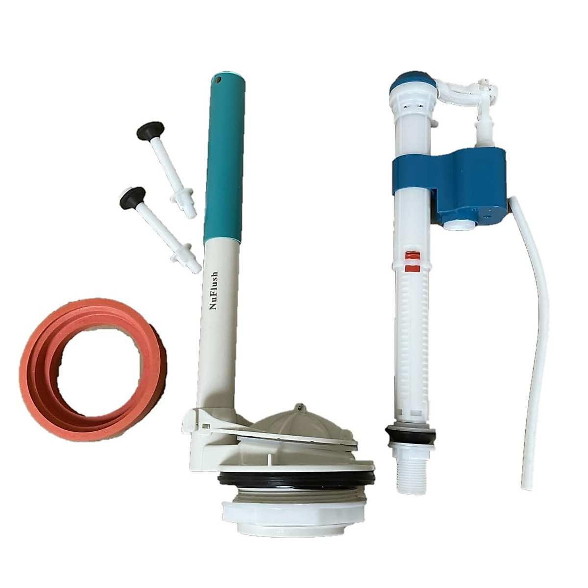 American Standard Champion 4 Toilet Replacement Kit Two Piece Flush Valve with NuFlush Adjustable Hight Fill Valve