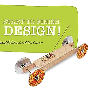 Pitsco Balsa Wood Mousetrap Vehicle Kit (For 30 Students)