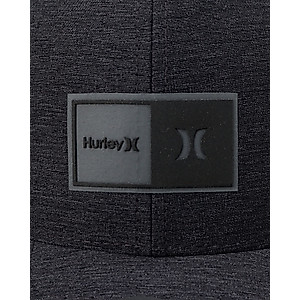 Hurley Men's Caps - Phantom Flexfit Baseball Cap - Fitted Hats for Men (S-XL), Size Large-X-Large, Black