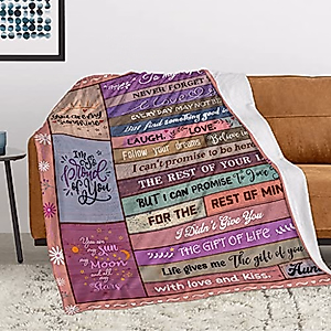 Tsefiwo Niece Gifts from Auntie - to My Niece Gifts Blanket 60"X50" - Graduation Gifts for Niece from Aunt Uncle - Best Niece Birthday Gifts for Niece Mother's Day Throw Blanket