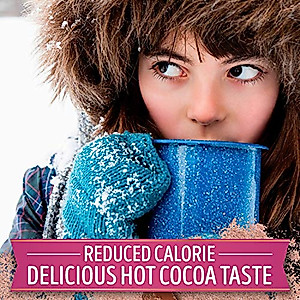 Swiss Miss Milk Chocolate Flavor Reduced Calorie Hot Cocoa Mix, 0.39 oz. 8-Count (Pack of 12)