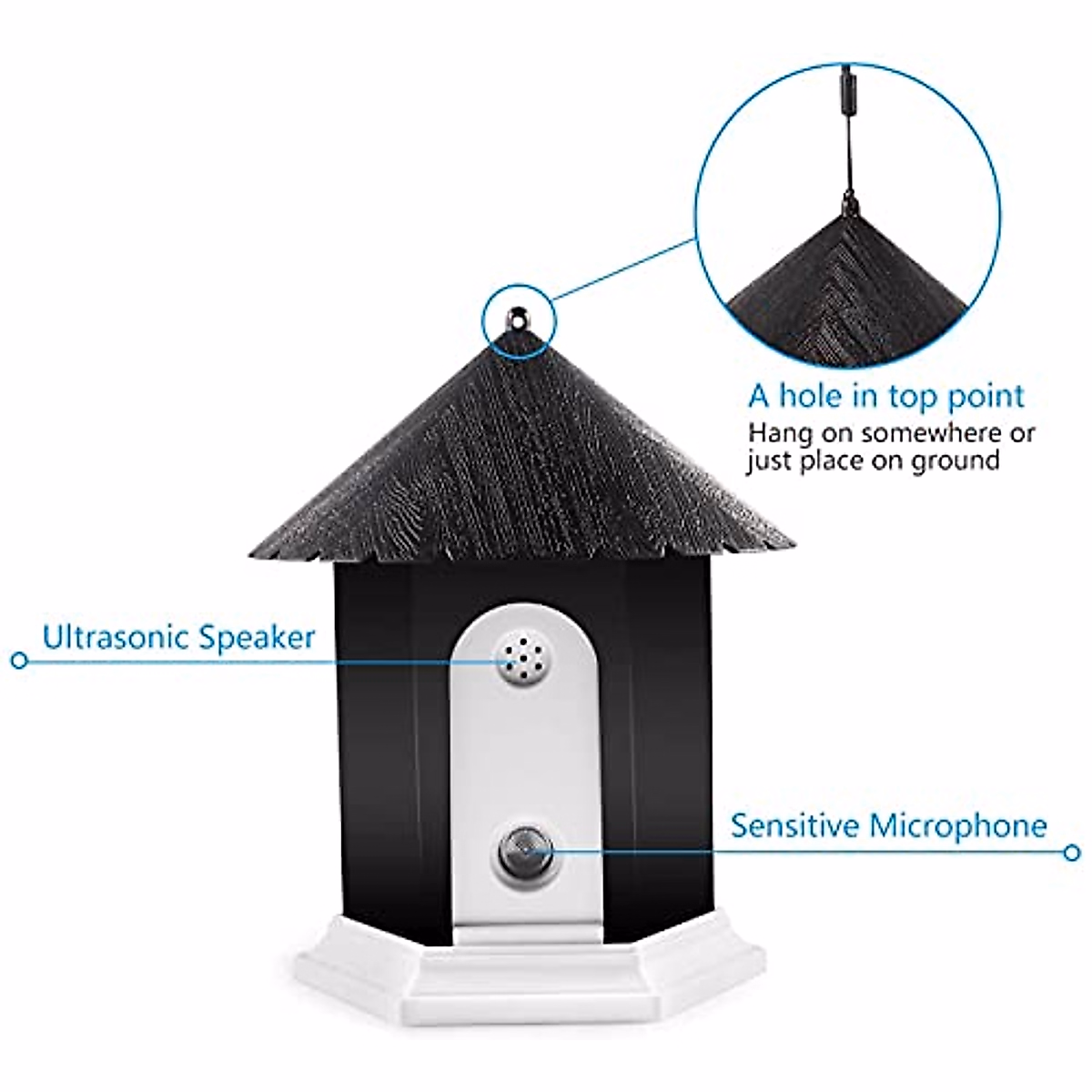 4 Frequency Dog Barking Control Devices Up to 50 Ft Range Dog Training & Behavior Aids, Ultrasonic Dog Barking Deterrent Devices Weatherproof, Bark Box Anti Barking Device Safe for Humans & Dogs