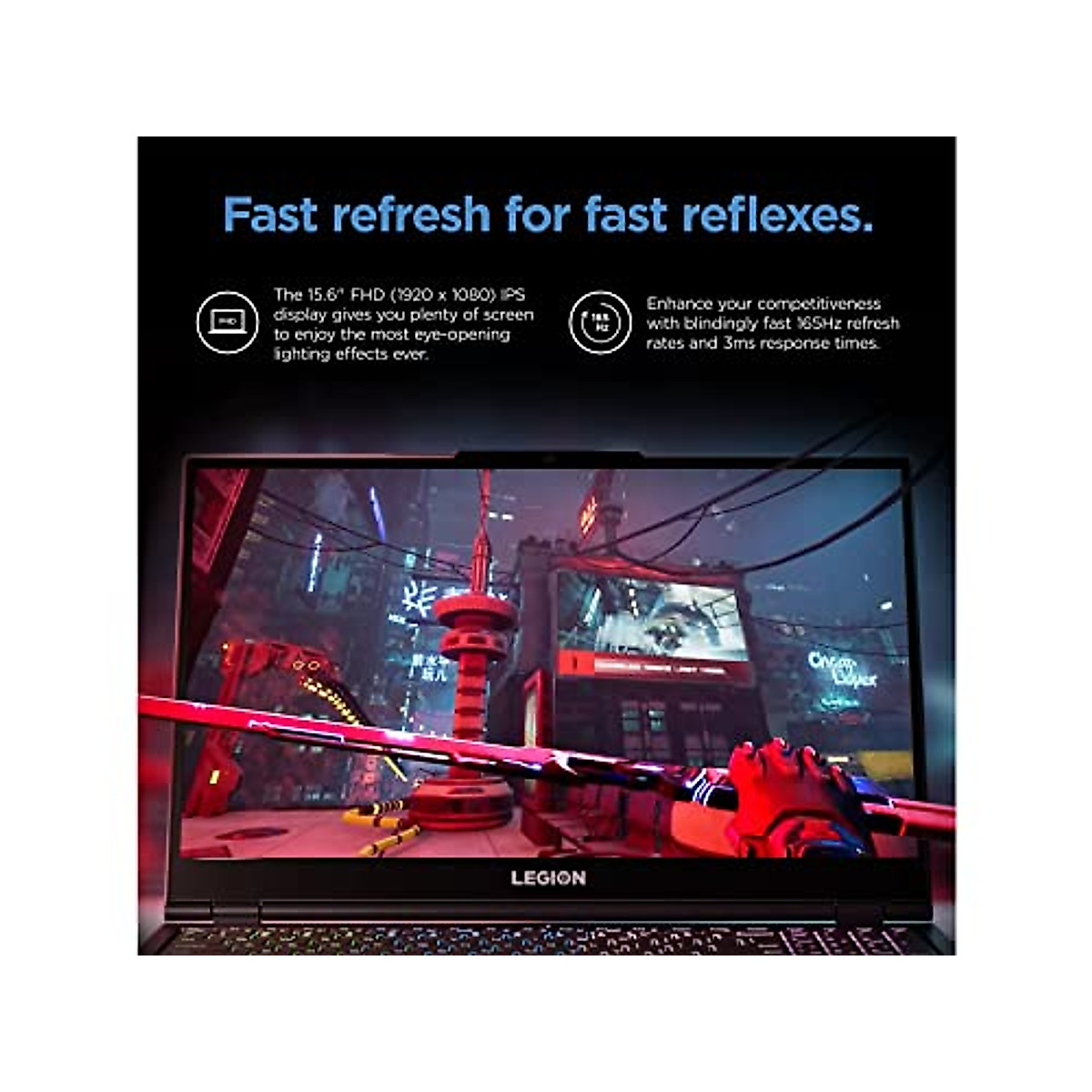 Lenovo 2022 Legion 5 15.6" 120Hz Gaming Laptop, AMD Ryzen 5 5600H, 16GB RAM, 512GB PCIe SSD, NVIDIA GeForce RTX 3050Ti, Backlit Keyboard, Phantom Blue, Windows 11, w/ 32GB USB Business Card