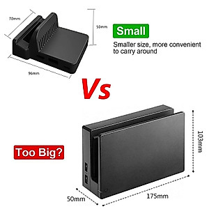 Onyehn Portable Heat Dissipation Base Replacement Shell,DIY Charging Dock Cooling Stand for Nintendo Switch(Only The case,Dock & Circuit Board Chip NOT Included)