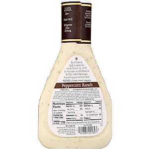 Ken's Steak House Peppercorn Ranch Dressing (Peppercorn Ranch, 16 Fl Oz, Pack of 2)