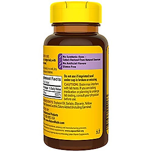 Nature Made Extra Strength Biotin 2500 mcg, Dietary Supplement For Healthy Hair, Skin & Nail Support, 150 Softgels, 150 Day Supply