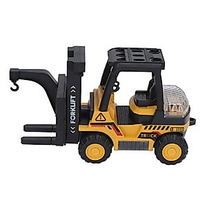 Keenso Remote Control Forklift, High Simulation RC Forklift Kids Engineering Trucks Lighting Without Battery Electric Toys, Electronic Pets, Sound Toys