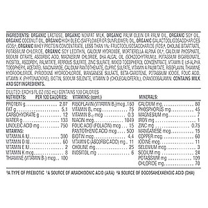 Happy Baby Organics Infant Formula, Milk Based Powder with Iron, Stage 1, 12 Ounce (Pack of 6) - Packaging May Vary