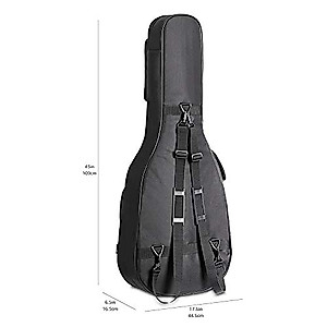 Amazon Basics Guitar Bag for 41-42 Inch Acoustic Guitar - 0.5-inch Sponge Padded, Waterproof
