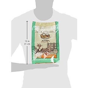 NUTRO WHOLESOME ESSENTIALS Kitten Natural Dry Cat Food for Early Development Farm-Raised Chicken & Brown Rice Recipe, 3 lb. Bag