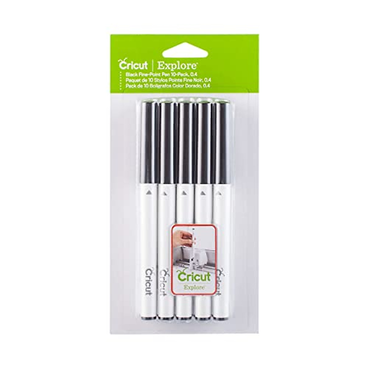 Cricut Maker and Explore Air 2 Accessories Kit with Variety Adhesive Grip Mats, Everyday Pen Set and Blades Bundle - Essential Cutting Machine Tools Cut Cardstock Vinyl Leather Fabric Sewing Projects