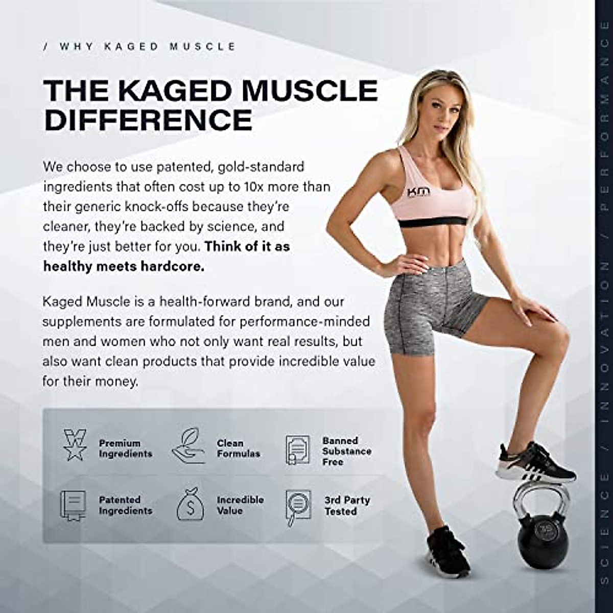 Kaged Whey Protein Powder: 100% Whey Protein Isolate for Post-Workout Recovery | Chocolate Flavor | 3lbs