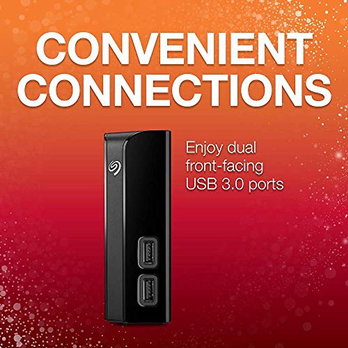Seagate Backup Plus Desktop HUB External Desktop Hard Drive Storage USB 3.0 (Renewed), Capacity:6.000GB (6TB)