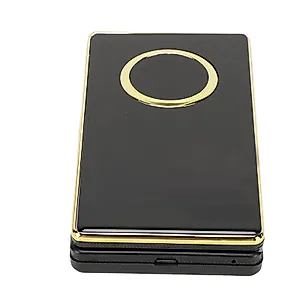 ASHATA 2G Flip Mobile Phone with 2.8in Screen, Easy to Use Big Button Unlocked Senior Flip Cell Phone, Dual SIM Seniors Phone with One Touch Dial, Super Loud Volume, Gifts for Parents(Gold)