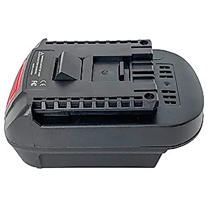 Battery Adapter for Bosch 18V Lithium-Ion Cordless Tool, Compatible with Dewalt 18V 20V Max/Milwakee M18 18V Li-ion Battery Convert to Bosch 18V Compact Lithium Battery BAT608 BAT609 BAT612 BAT618