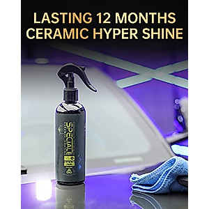 PHILISN Ceramic Spray Coating for Cars (10oz) - SiO2 Nano Technology Quick Coat, High Gloss Hydrophobicty Paint Protection, 12+ Month Lasting Shine, Car Wax Polish for Car Exterior Care