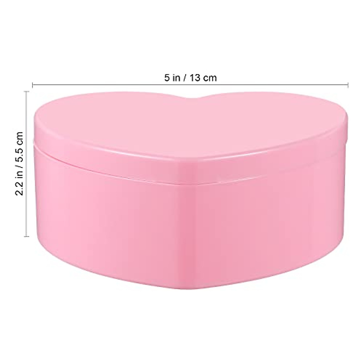 Cabilock Romantic Jewelry Box for Children's day Gift :Plastic Pink Jewelry Storage Organizer with Heart Make Up Mirror Jewelry Display Case for Earrings Rings Bracelets Gift for Girls Women